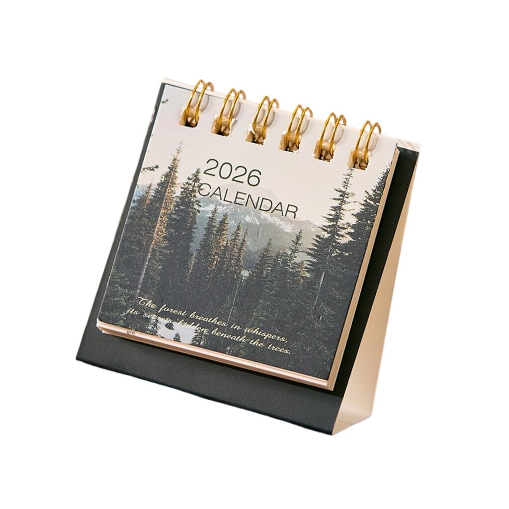 Маленький настольный календарь-планировщик на 2026 год с 20.06 по 20.12
