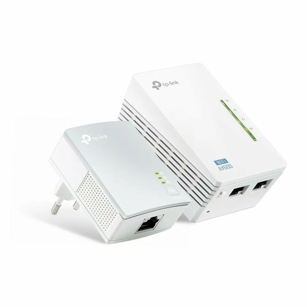 TP-Link WPA4220KIT 300 Мбит/с AV600 Wi-Fi Powerline Extender Starter Kit