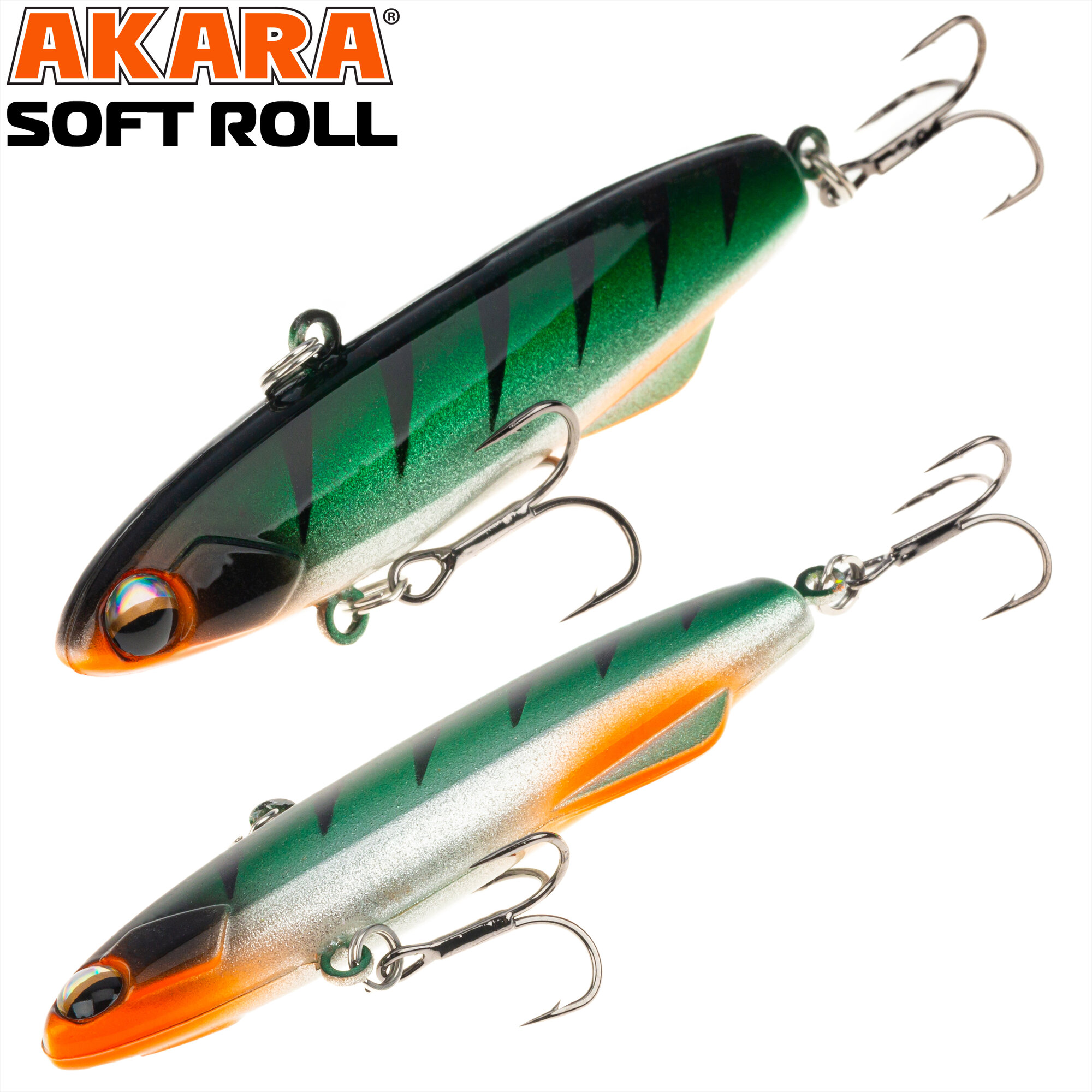 Воблер Akara раттлин Soft Roll 70 мм 17 гр. A288