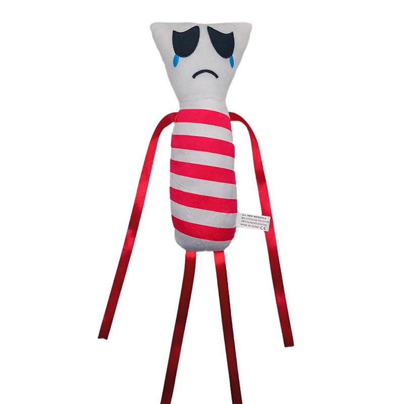 Трансграничный волшебный цифровой цирк Плюшевая кукла-игрушка The Amazing Digitalcircus Красная лента мужик_Вакуумная