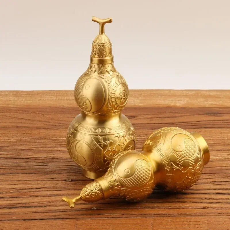 Латунная статуэтка тыква Wu Calabash