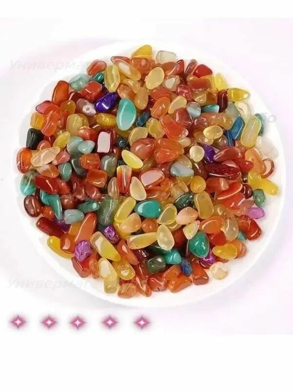 Камни натуральные декоративные для аквариума, цветов, сада и ваз