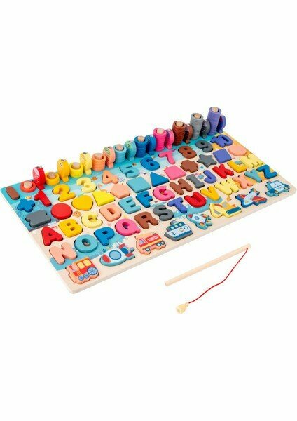 Доска с цифрами автомобильная универсальная из дерева, 45.2*22.2*6 см/17.8*8.7*2.4 дюйма, 680 грамм, 1 шт, водная краска, пазл с цифрами для детей