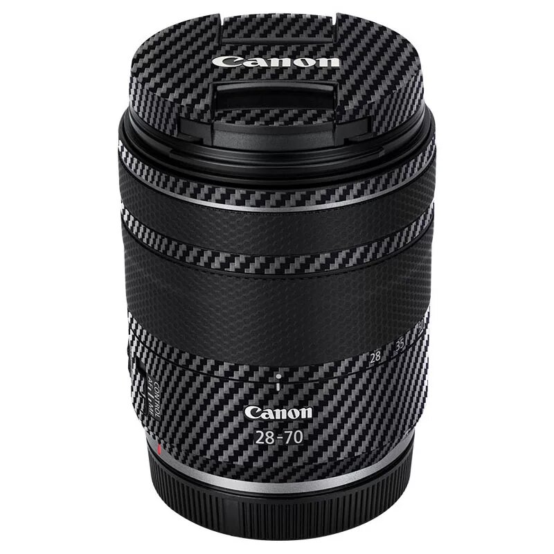 JJC Защитная пленка для объектива Canon RF 28-70mm F2.8 IS STM с углеродным волокном, 3M клей, без остатков