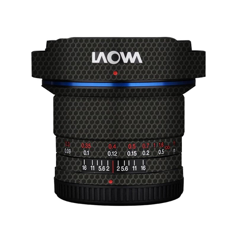 Защитная пленка с 3М клеем для объектива LAOWA MFT6F2.0 ультраширокоугольного съема, узор матрица черный
