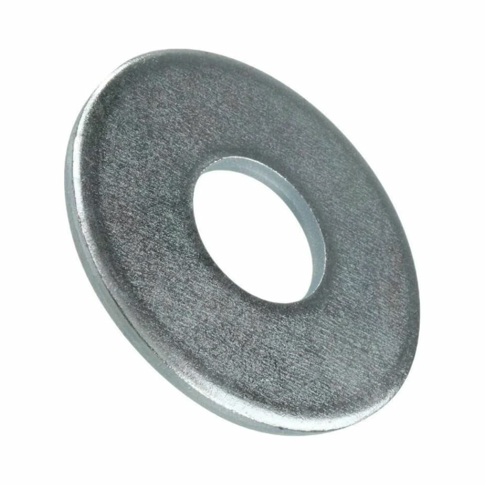 Шайба металлсервис М6 DIN 9021 увеличенная, цинк, 500 шт. 1240224