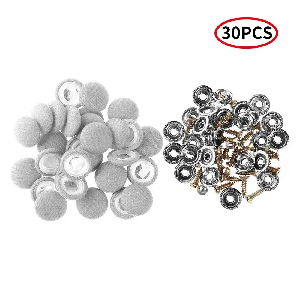 30 шт. 20 мм заклепки для ремонта автомобиля, заклепки для ремонта потолка автомобиля, пряжка Type 2