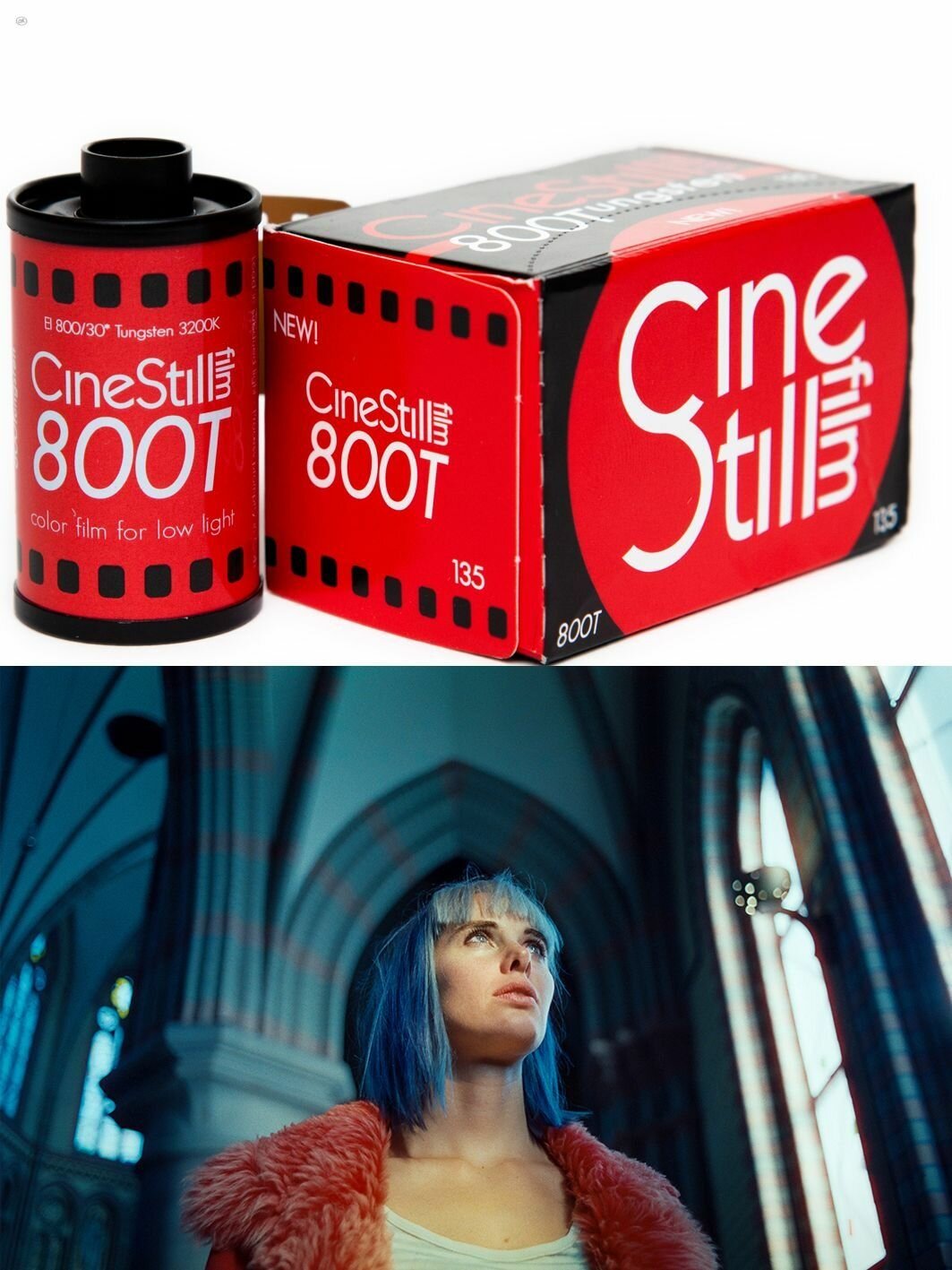 35mm Цветная пленка дневного света кинопленке CineStill 800T 135, процесс С41,36 кадров