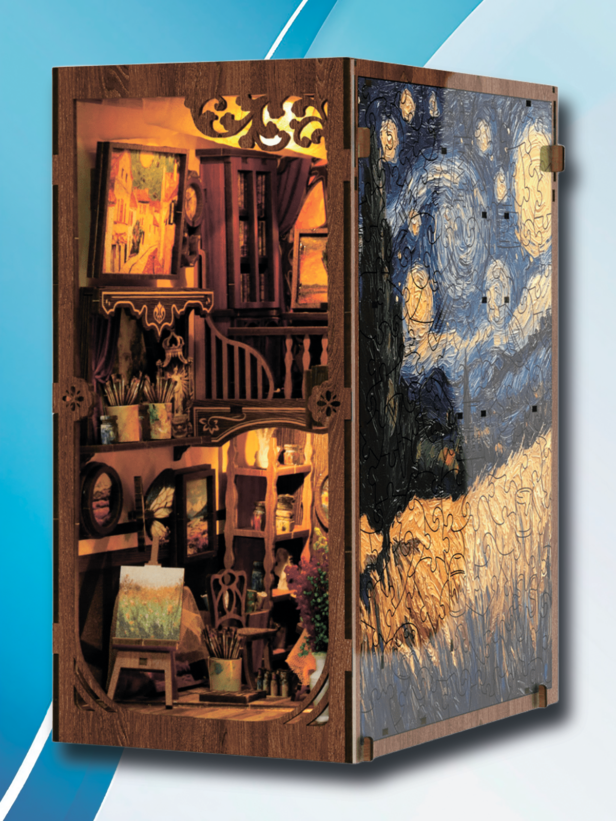 Интерьерный румбокс с подсветкой "Мир Искусства"