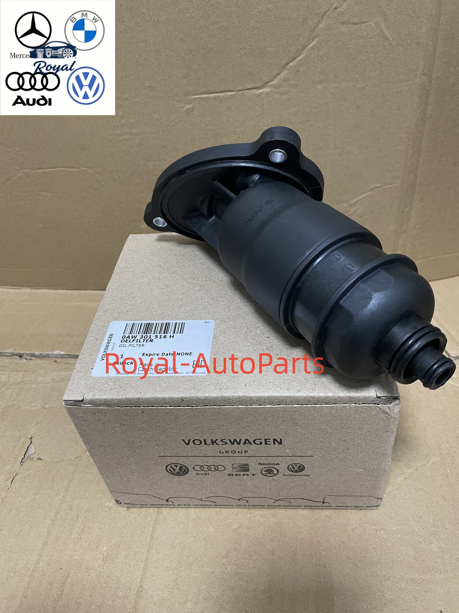 VAG 0AW301516H Фильтр масляный вариатора внешний Audi A4 04-09, A5 06-, A6 04-, A7 10- 0AW в сборе