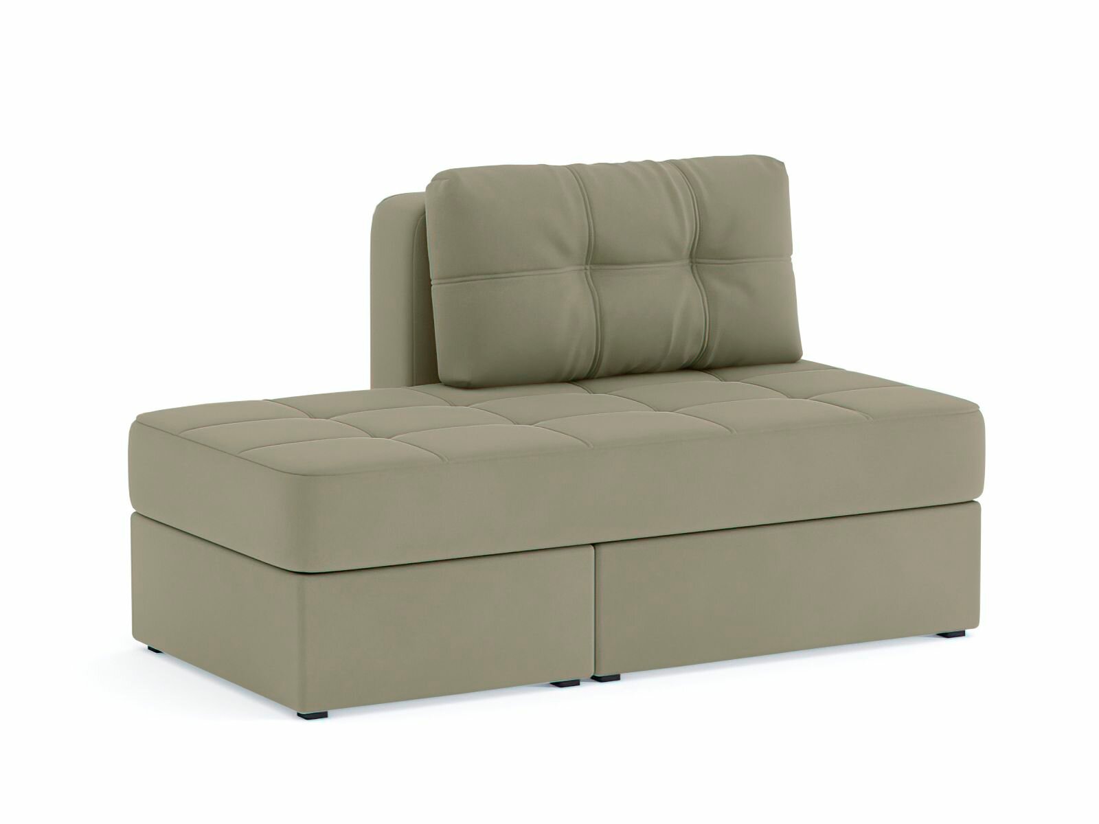 Диван - кровать Оливер Уно, еврокнижка - трансформер, 127*93*92, велюр Зара Лайт 04