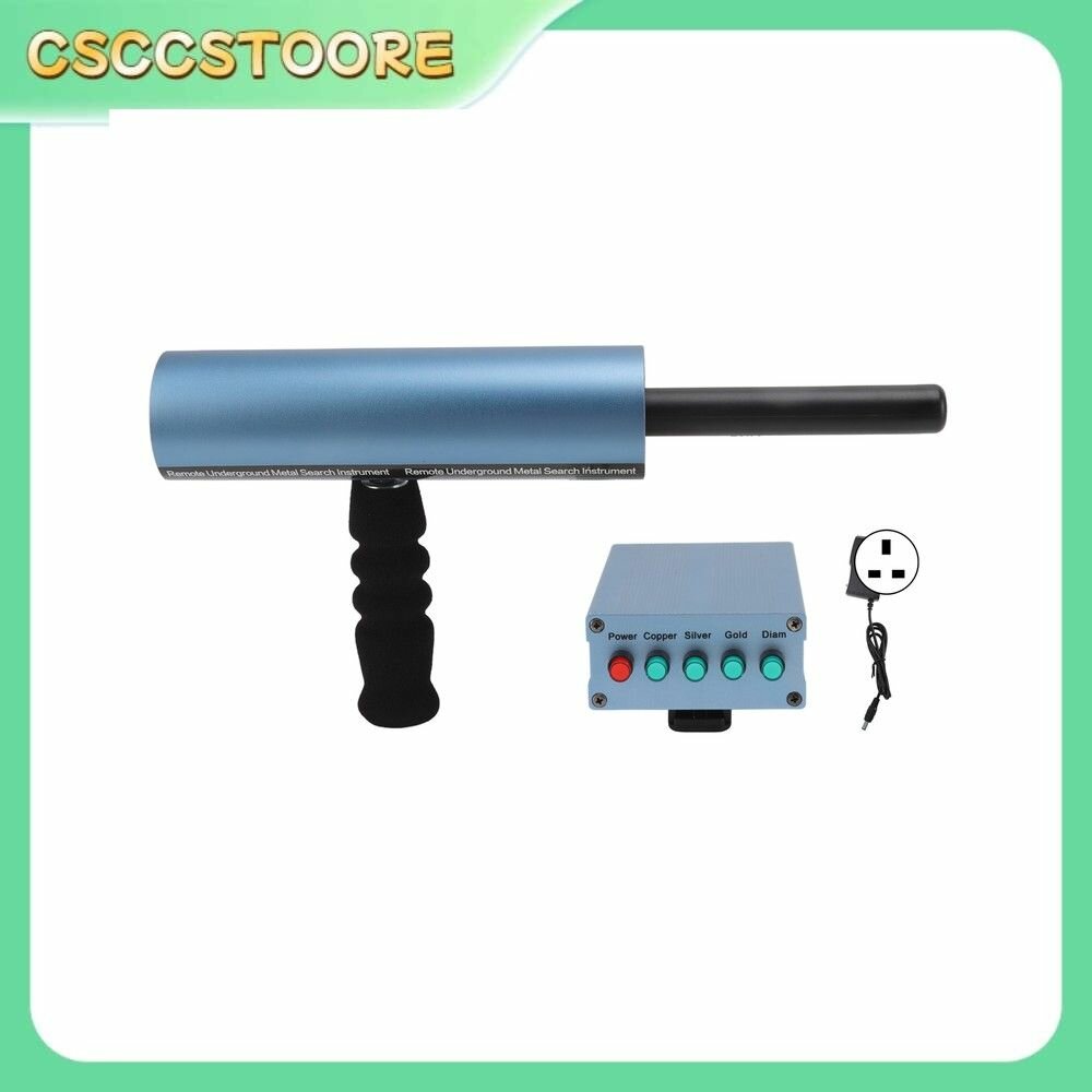 Металлоискатель AKS, глубина 14 м, дальность 800 м, алюминий, 100-240 В, UK, синий.