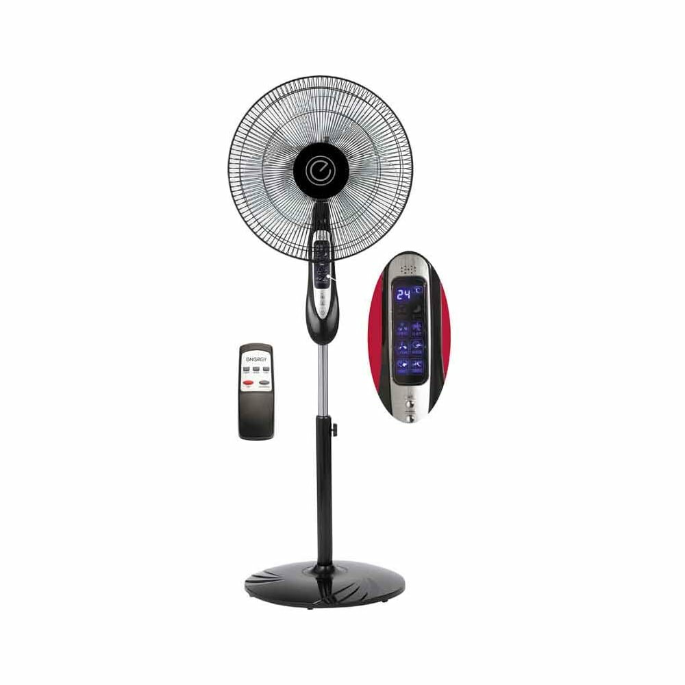 Вентилятор ENERGY ELEGANCE EN-1617 с пультом 16 черный 1шт/коробка 00 3717 003717
