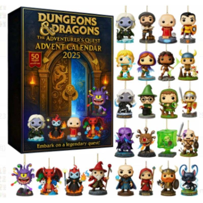 Кросс-бордер новый продукт Календарь адвента для любителей кошек 2025 Календарь адвента для энтузиастов кошек Слепая коробка