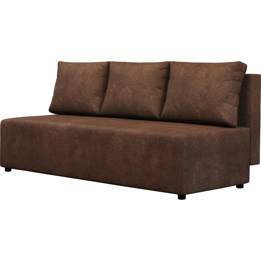 Диван еврокнижка Наш Диван Нексус А13 велюр коричневый
