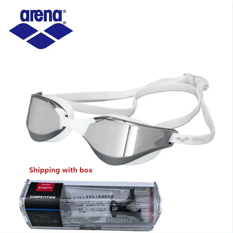 ARENA waterproof and anti fog racing professional high-definition swimming goggles UV400 competition training swimming equipment