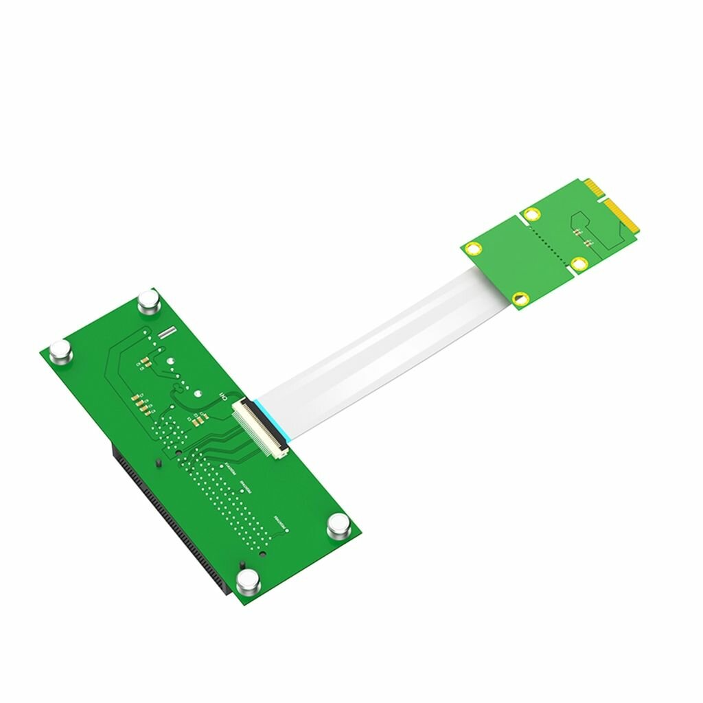 Мини PCI-E на PCI Express 8X с кабелем FPC