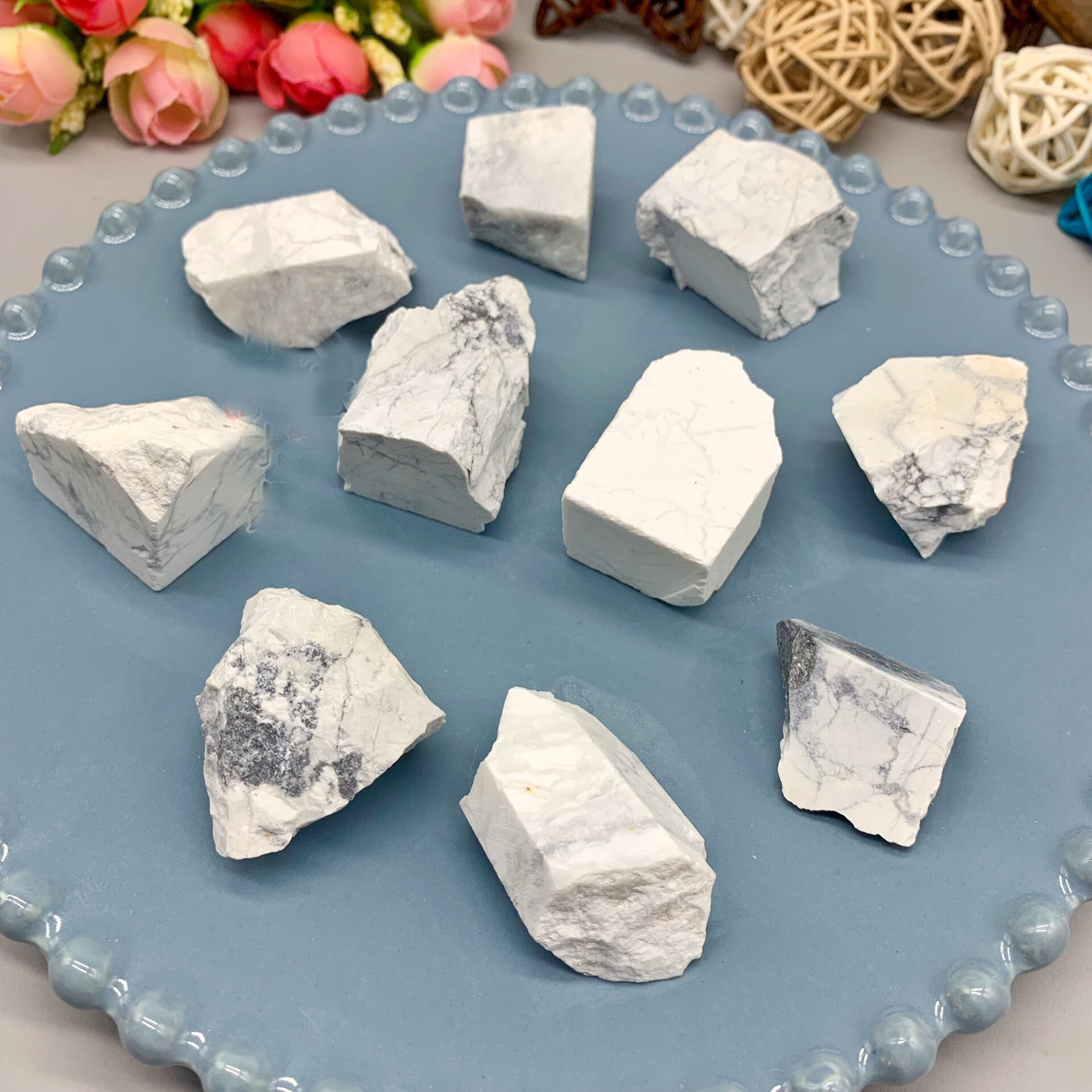 Кристаллический сырой камень диффузор, ароматерапевтический камень, порошок, белый, фиолетовый, желтый, зеленый флюорит для декора дома и офиса