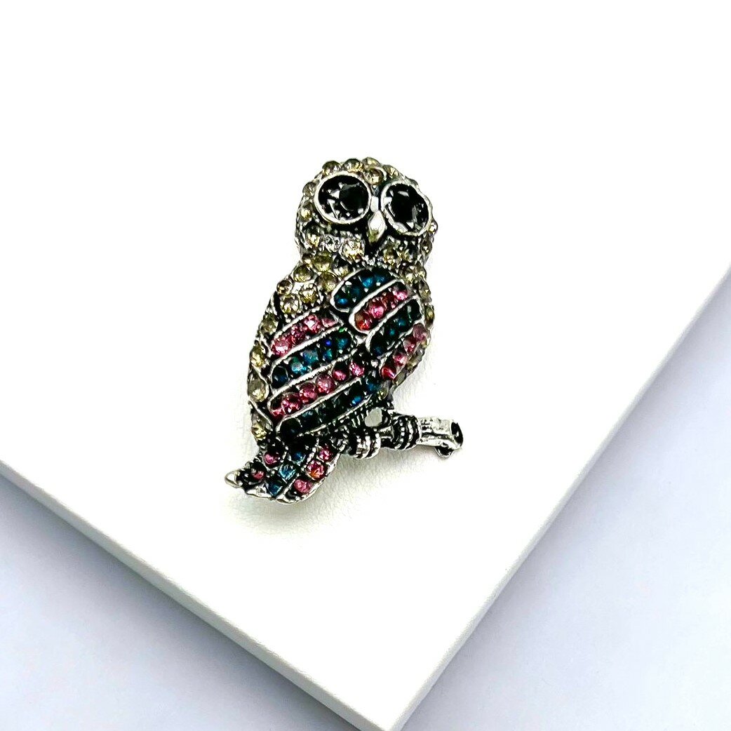 Брошь, кристаллы Swarovski