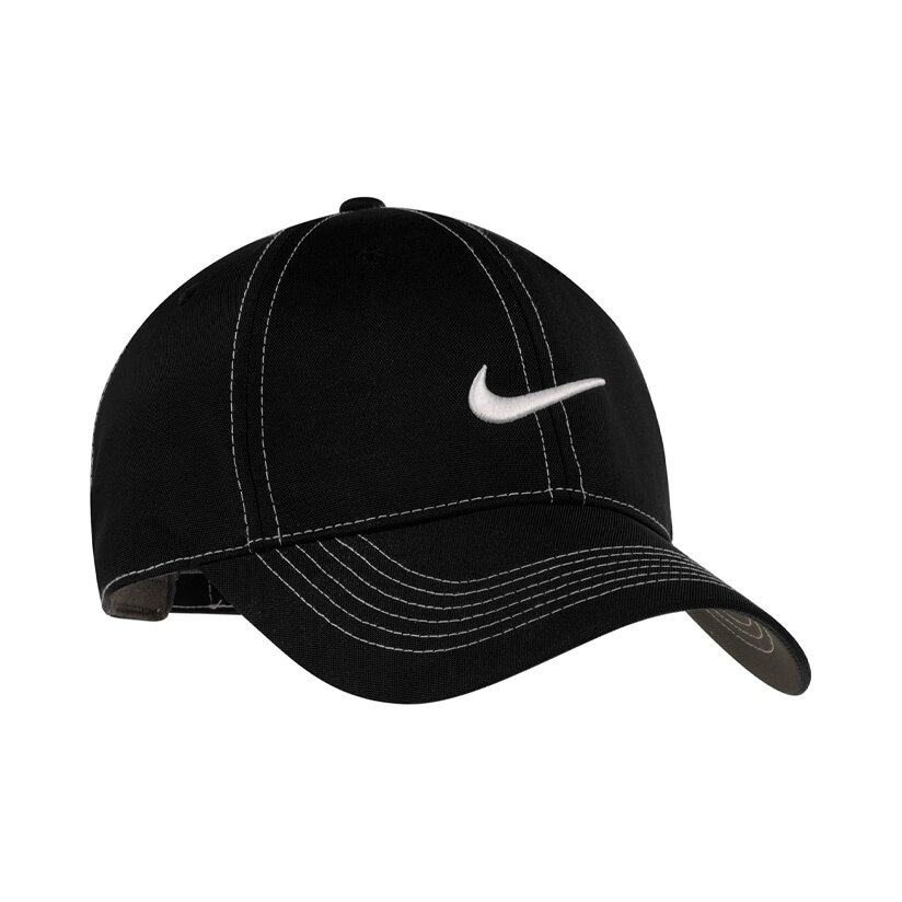Бейсболка NIKE для мужчин, размер OneSize, черный — фото 1