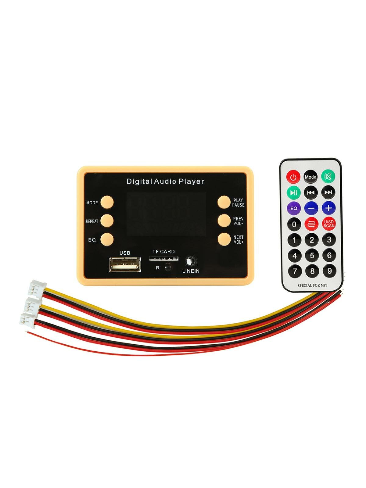 Плата беспроводных MP3 WMA-декодеров USB FM-радиомодуль MP3-плеер Громкой связи