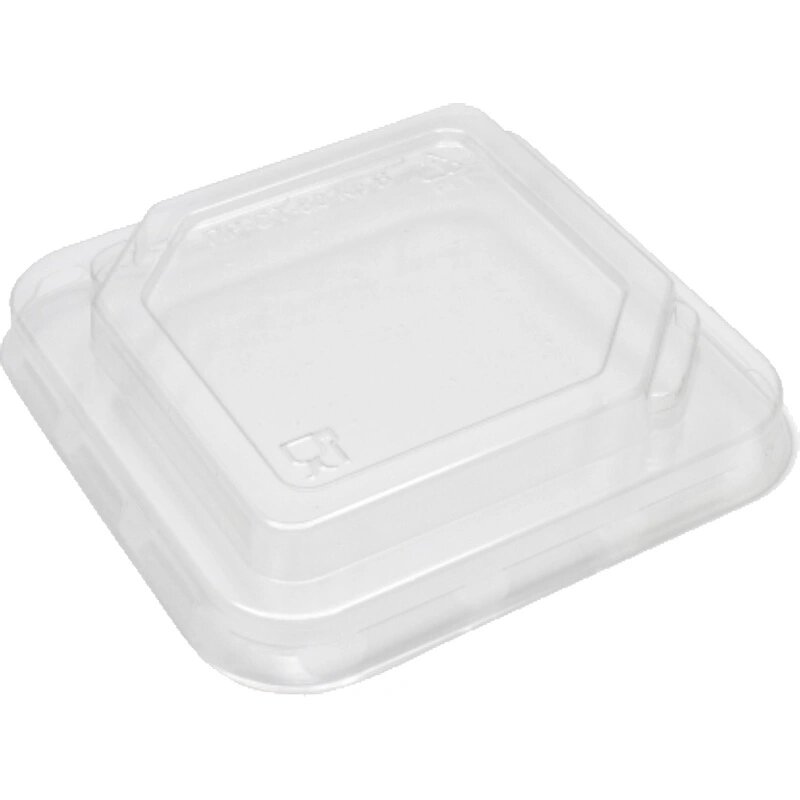 Крышка д/конт. ПЭТ ПР-СТ-80мм Кр. У, прозр, 720шт/кор