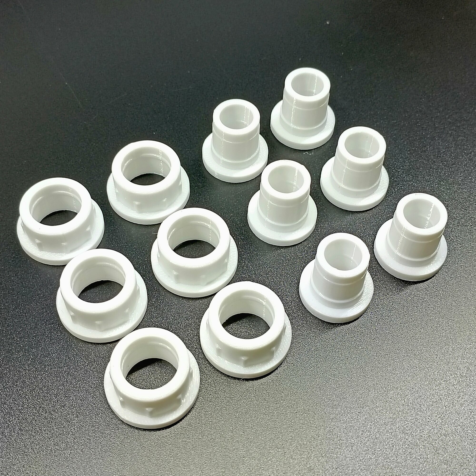 Втулки поворотного механизма для полки обувницы, 6 штук, белые