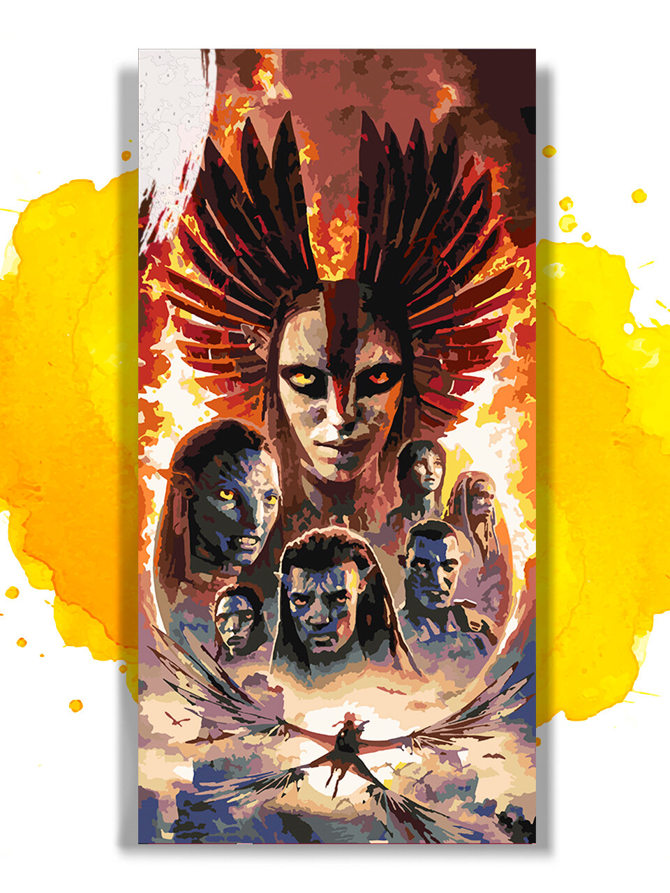 Картина по номерам на холсте Аватар 3 - Постер, 30 х 60 см