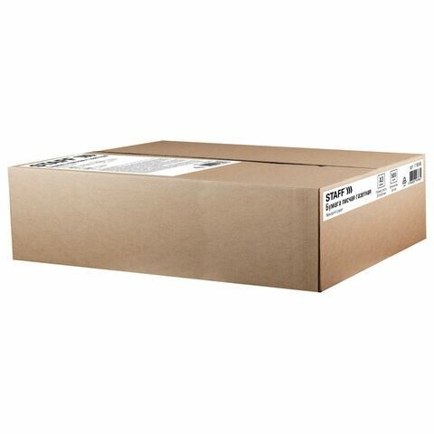 Бумага газетная большого формата А3, 43-47 г/м2, 500 л, для офиса, дома и творчества, STAFF, 116646