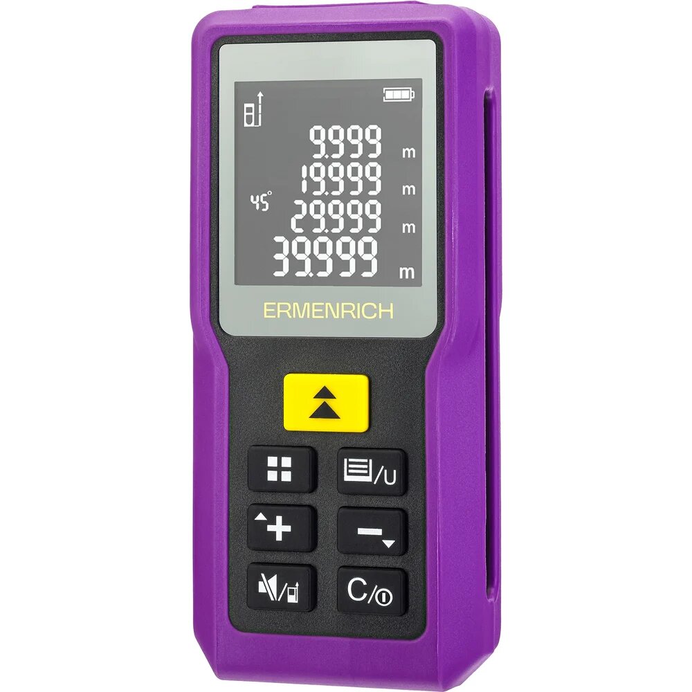 Лазерная рулетка Ermenrich Reel PRO GM100, фиолетовый 85313