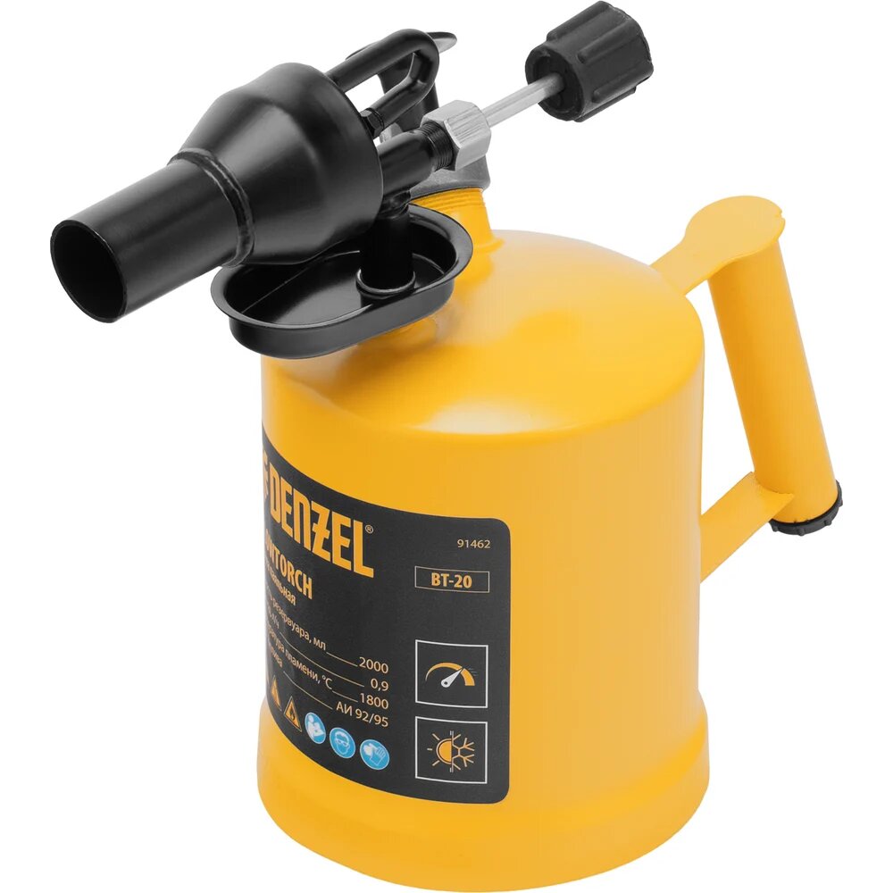 Лампа паяльная Denzel ВТ-20, 2 л 91462