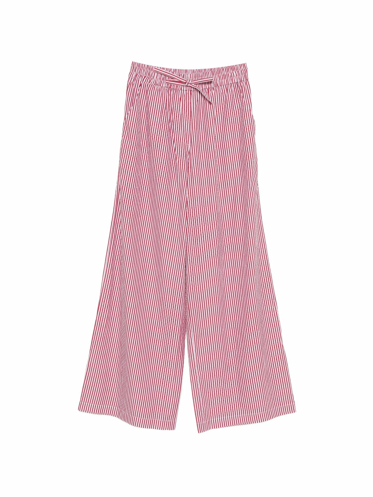 Брюки Striped drawstring trousers