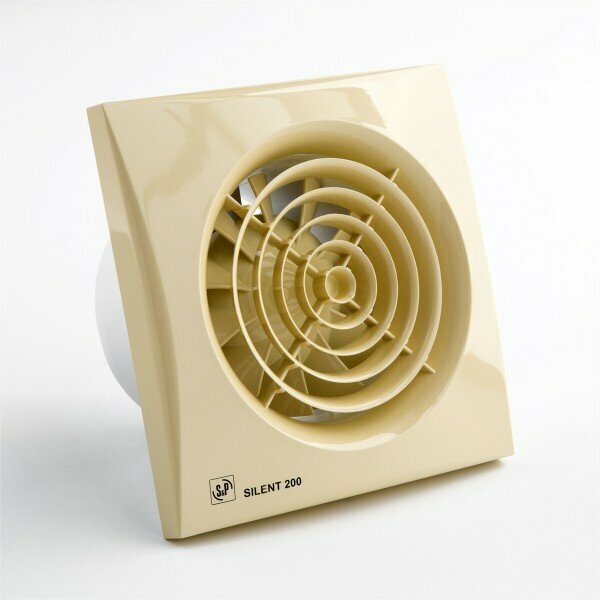 Вентилятор Soler&Palau SILENT-200 CZ IVORY, с обратным клапаном