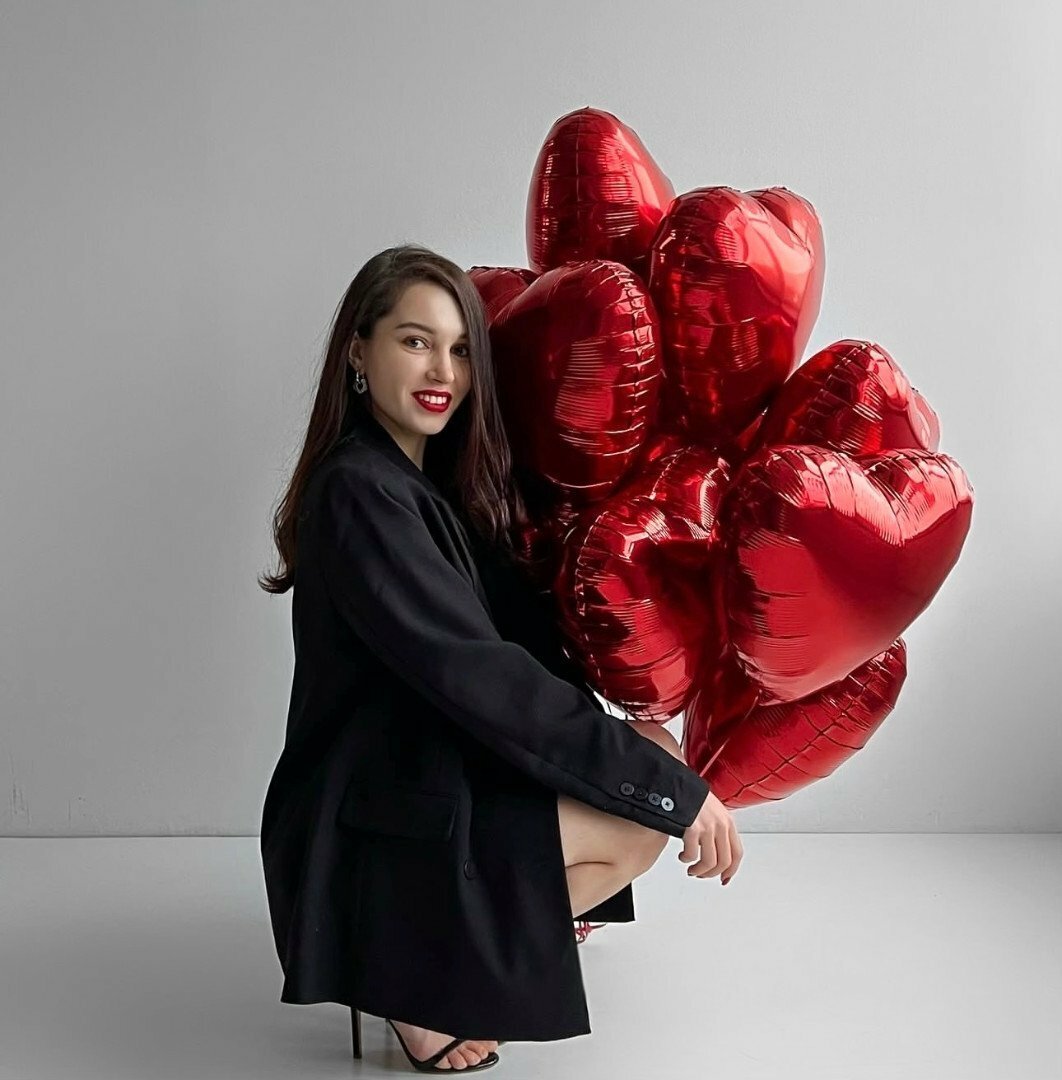 Букет шаров «Сердца любви»