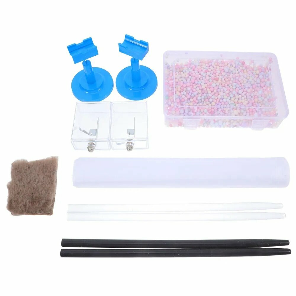 Набор для экспериментов со статическим электричеством, из стекла и пластика, для физических экспериментов, 1 Комплект