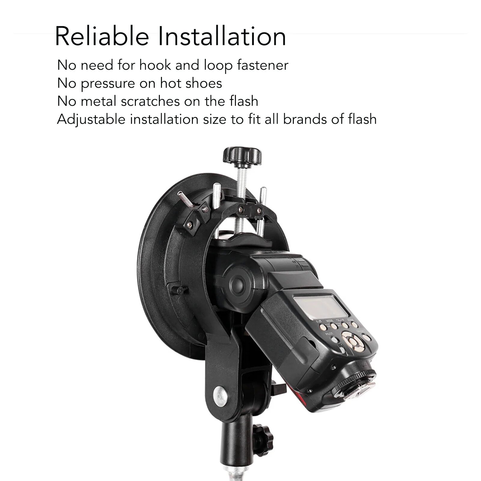 Кронштейн S-типа для крепления Bowens Держатель кронштейна типа S для вспышки Speedlite Софтбокс Beauty Dish Рефлектор Зонт