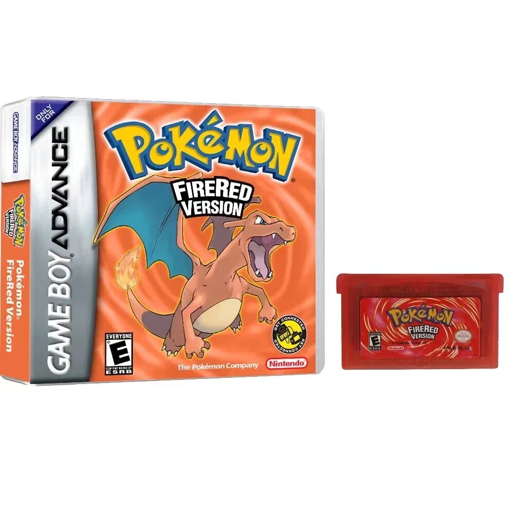 TAKARA TOMY Pokemon Emerald FireRed LeafGreen Ruby Sapphire 5 Versions GBA Game Cartridge USA
