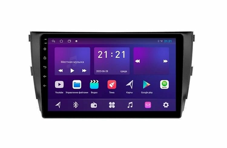 Магнитола Renault Arkana 1 2019-н. в, 8/128ГБ с крутилками, голосовое управление, Рено Аркана