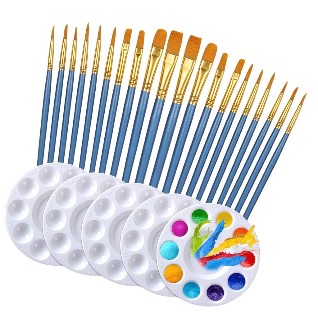 1 Комплект Кистей Нейлоновая Кисть Для Рисования Волос Акриловая Кисть Художника Кисть Для Рисования