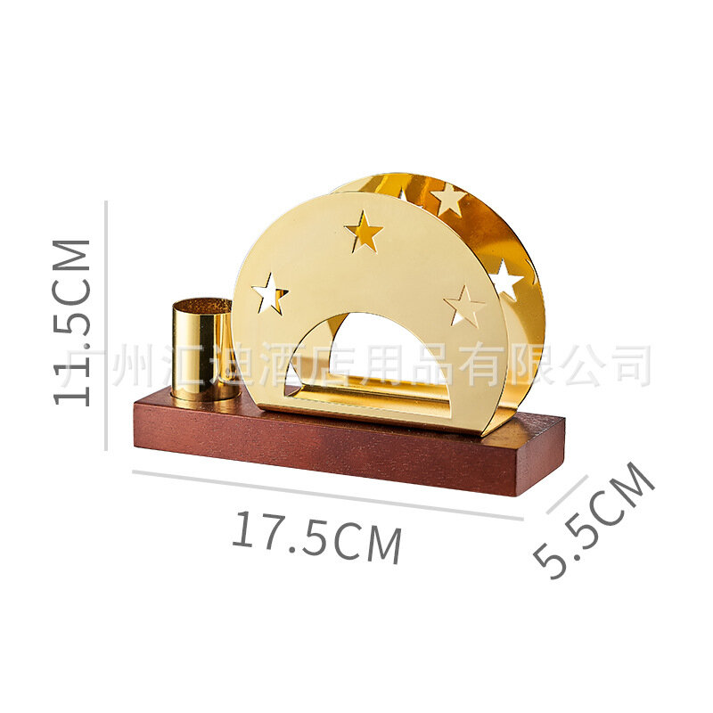 Коробка для салфеток из орехового дерева, настольный держатель для салфеток, коробка для салфеток из нержавеющей стали, стойка для салфеток в ресторане, вертикальная коробка для хранения салфеток