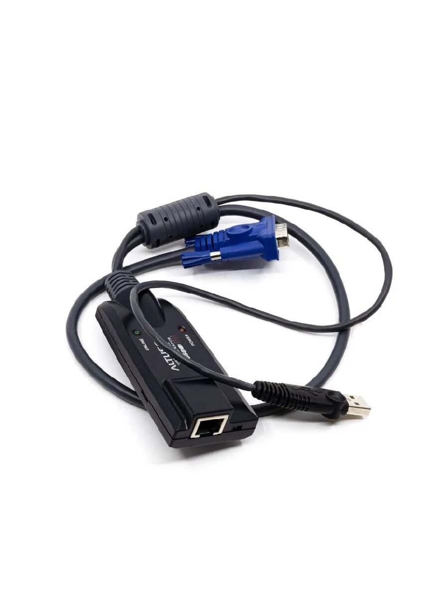 Адаптер KVM Altusen KA7175-AX, USB Type A, SVGA+клавиатура+мышь