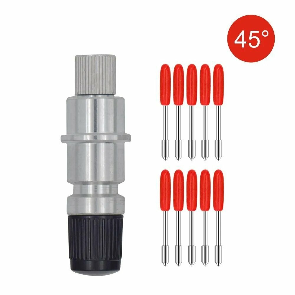 1 шт. держатель винилового плоттера CB09 + 10 шт. 45-градусных режущих лезвий плоттера CB09