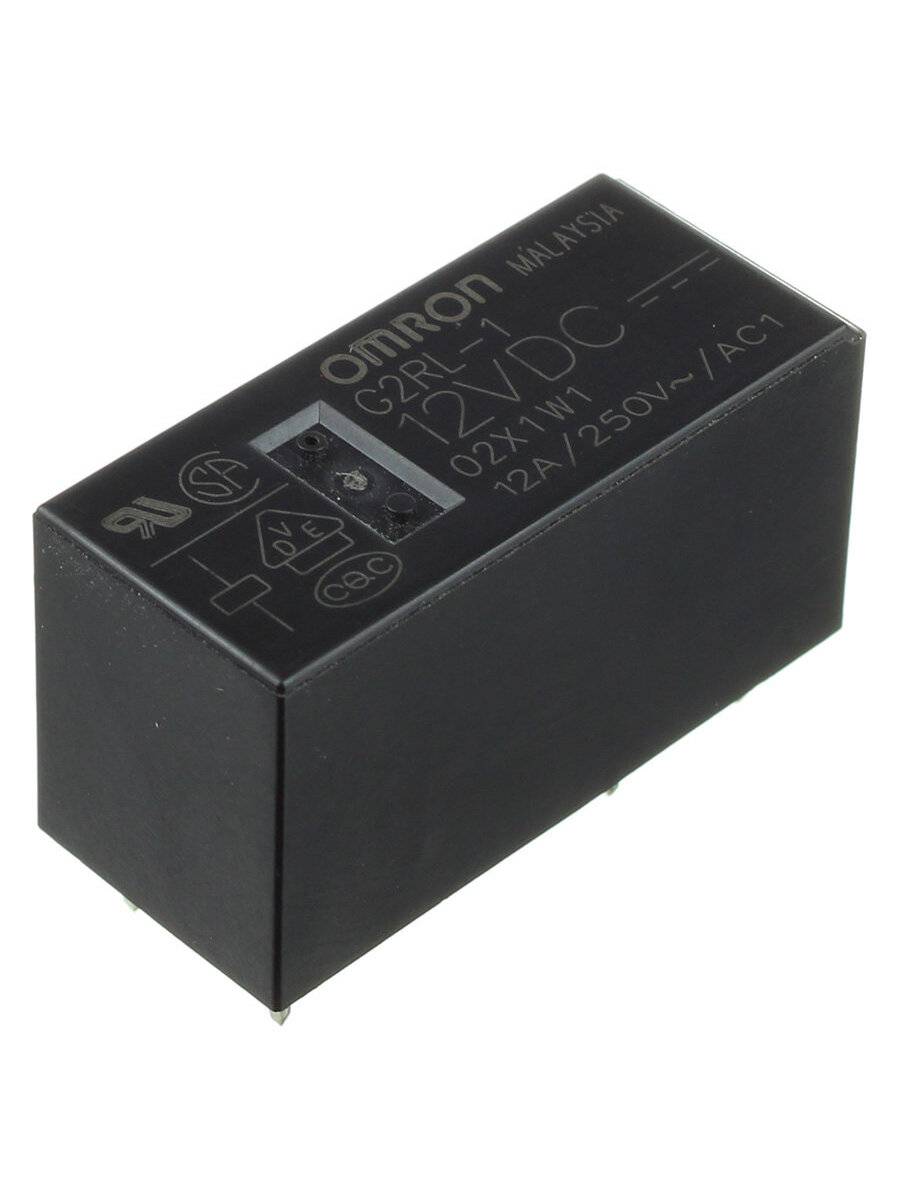 Реле 12В, 1 группа 12А 250VAC Omron G2RL-1 12VDC SPDT 1С