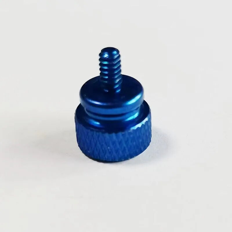 Цветные винты для корпуса компьютера из алюминия 6#-32*6 мм Dark blue, 10pcs