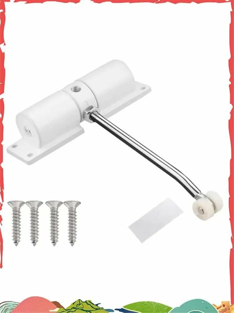 Автоматический Дверной Доводчик, Металлический Регулируемый Шарнир, 30 Кг