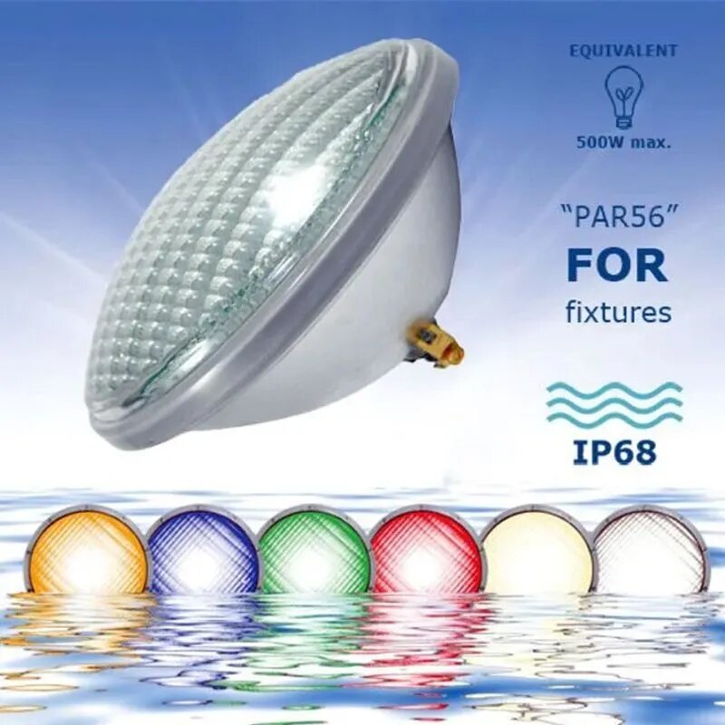 Подводная светодиодная LED RGB лампа SMD PAR56 RGB (вкл/выкл),24Вт