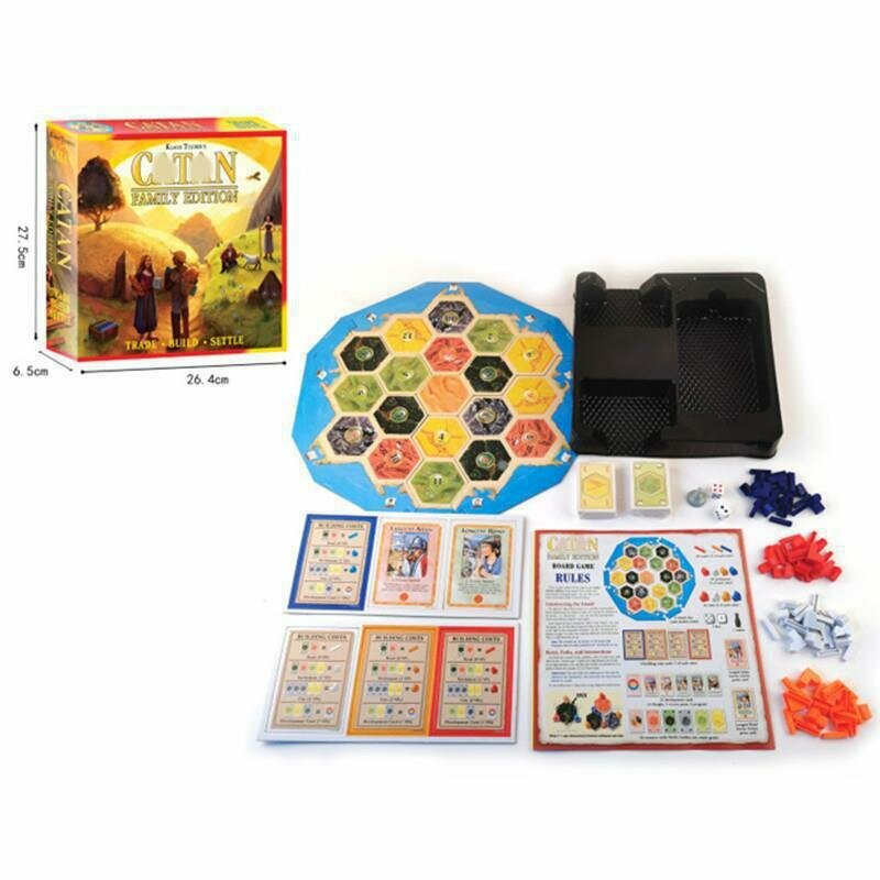Кросс-бордерная английская версия настольной игры Catan CATAN Basic Expansion 5-6 Ocean Puzzle, игрушка для отдыха, карточная игра