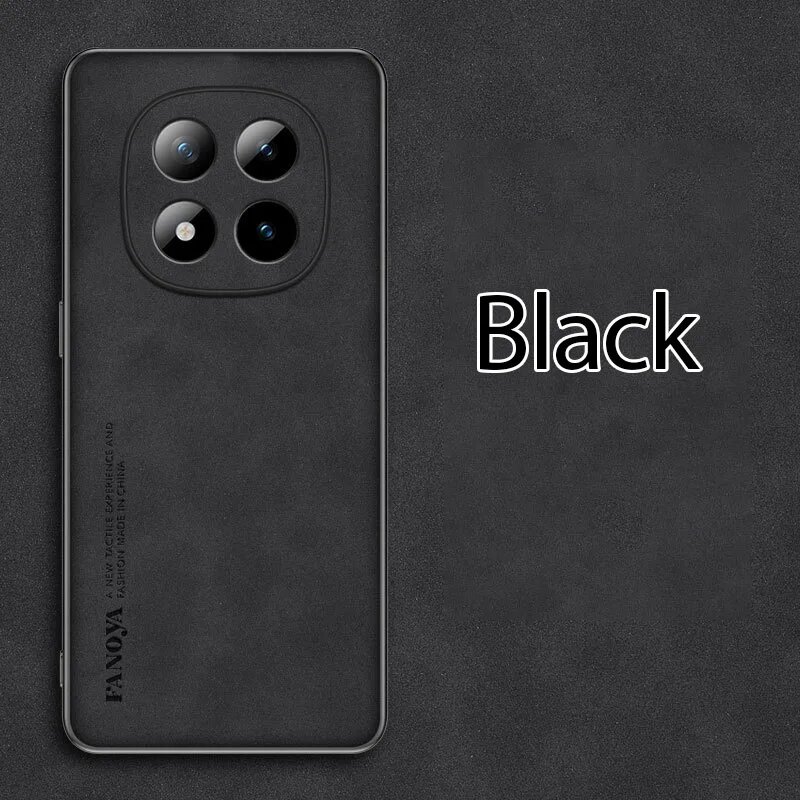 Чехол для Redmi Note 15 Pro+ из натуральной овечьей кожи, приятный на ощупь, мягкий, противоударный, для Note15, 15Pro, 15 ProPlus