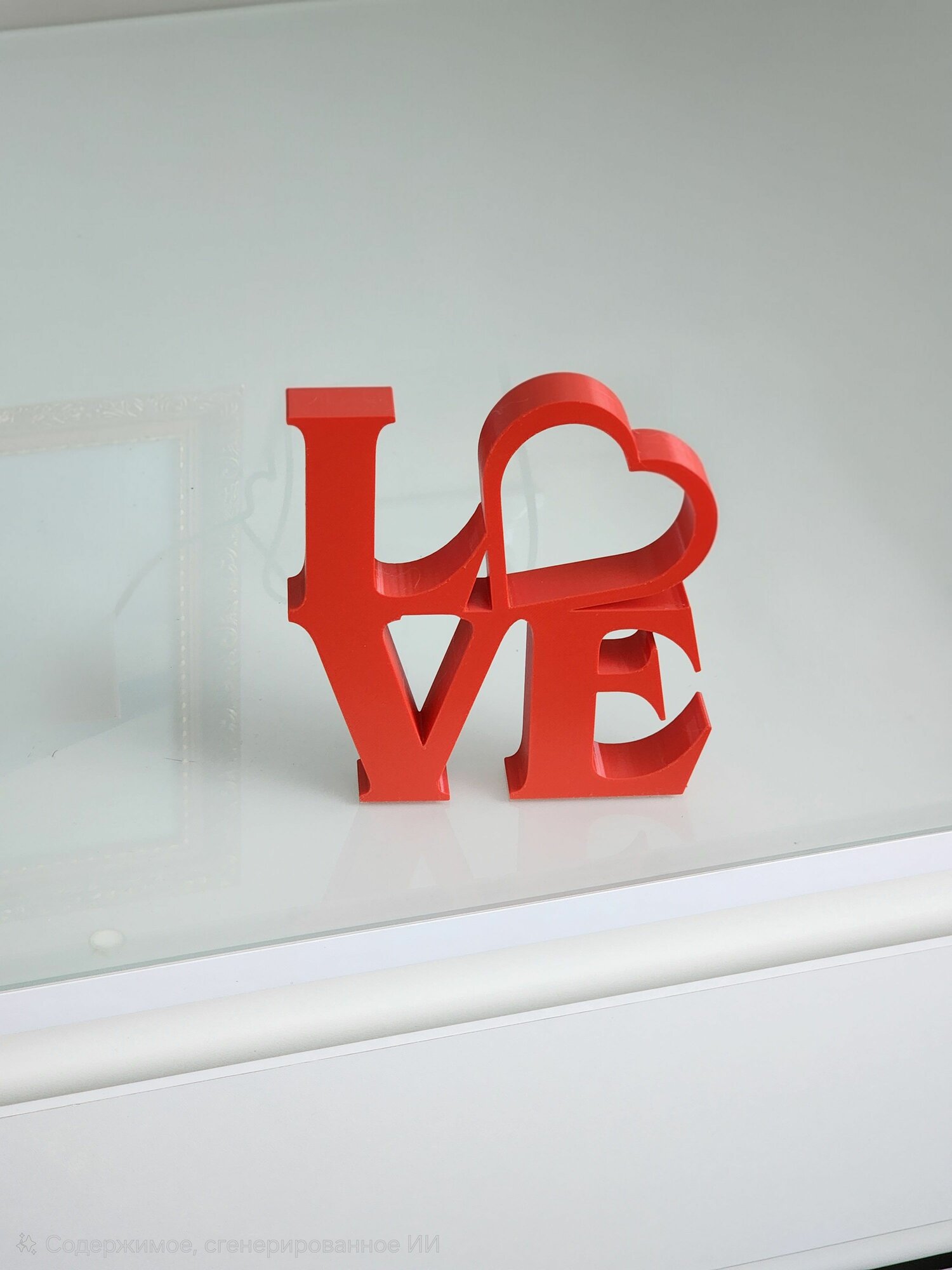 Валентинка декор Love (9.5см)