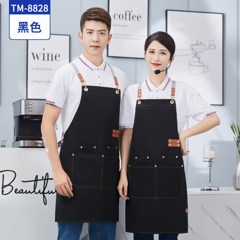 Летний фартук через плечо для пленэра и рисования, одежда для студенческих клубов на заказ, водонепроницаемая рабочая одежда с индивидуальной надписью.